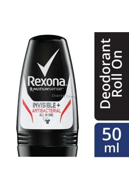 Rexona Men Invisible + Antibacterial Roll On 50ml