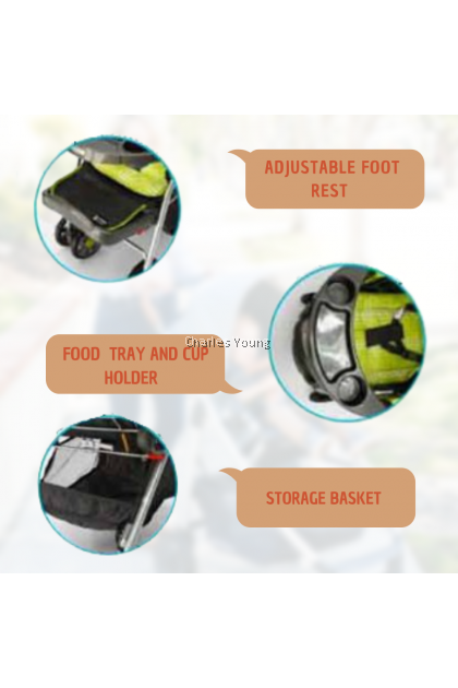 My Dear 18036 Blue Baby Stroller