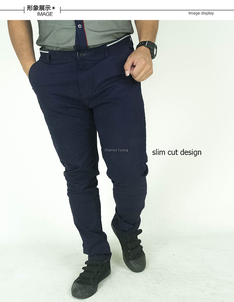 CY 0133 [ KHAKIS ] CASUAL OFFICE KPOP SLIM KOREA PANTS SELUAR PLUS SIZE ...