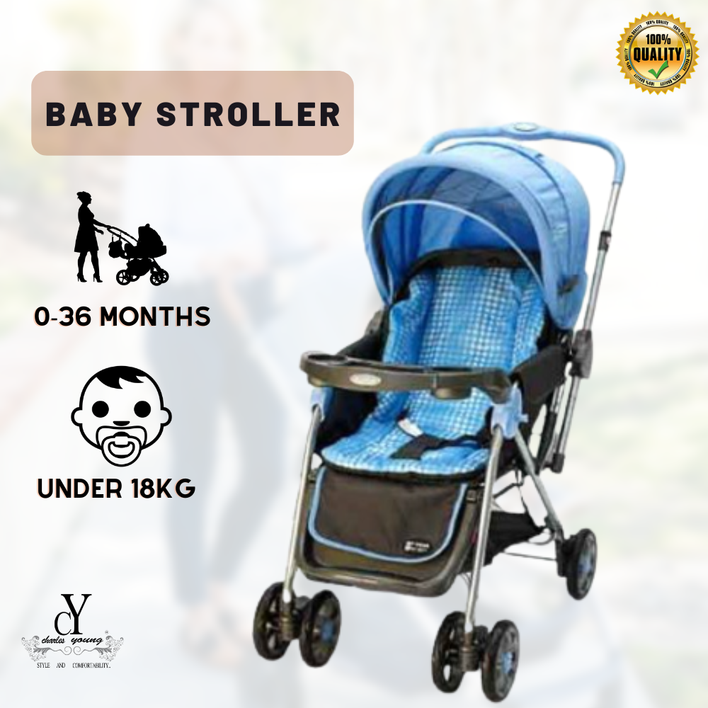 My Dear 18036 Blue Baby Stroller